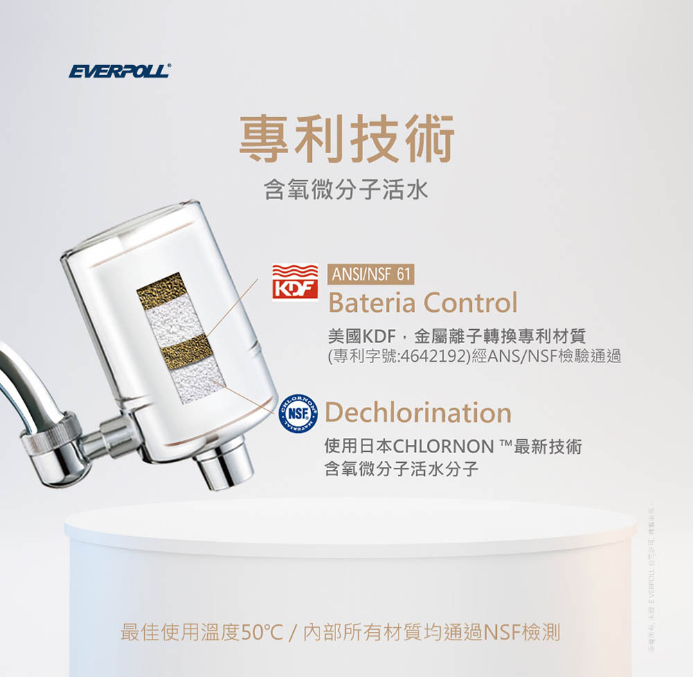 愛科濾淨 EVERPOLL MK802 微分子潔膚洗顏活水器 MK-802 - 省錢王 廚具淨水科技生活館