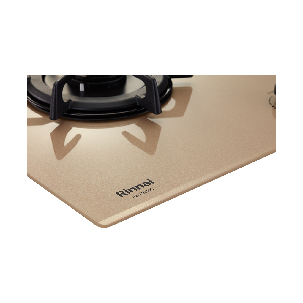 【詢問85折】林內 Rinnai RBF2610G(K) 檯面式蓮花玻璃雙口爐 RB-F2610G(K) - 省錢王 廚具淨水科技生活館