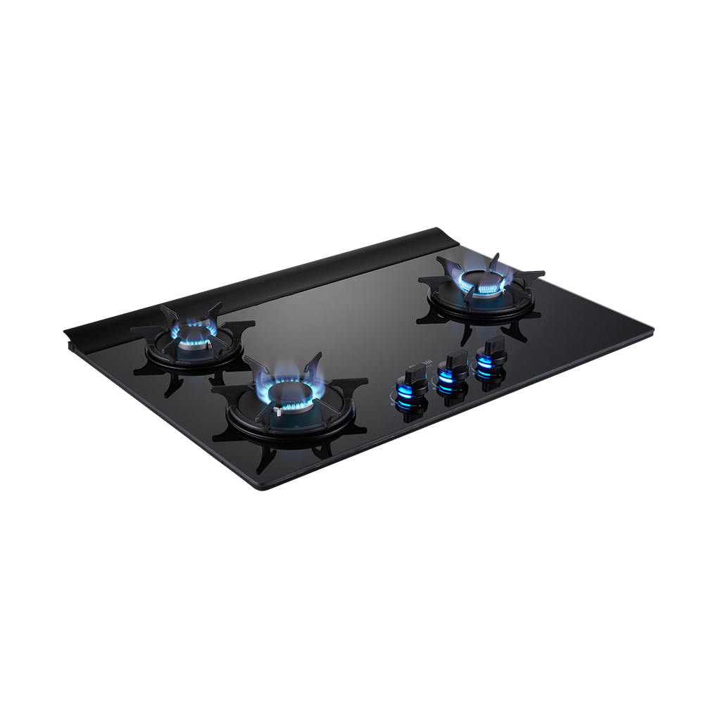 【詢問85折】林內 Rinnai RBL3710G(BR) RB-L3710G(BL) 檯面式彩焱玻璃三口爐 RB-L3710G(BR) - 省錢王 廚具淨水科技生活館