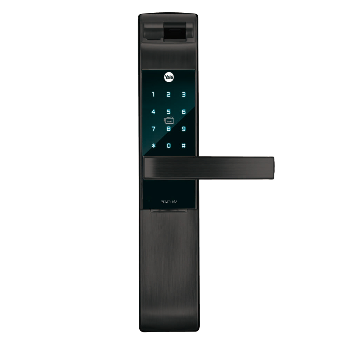 【詢問再打折-20年實體店面有保固】Yale 耶魯 YDM7116A YDM-7116A 7116A 卡片指紋四合一電子鎖 全台可安裝保固 ...